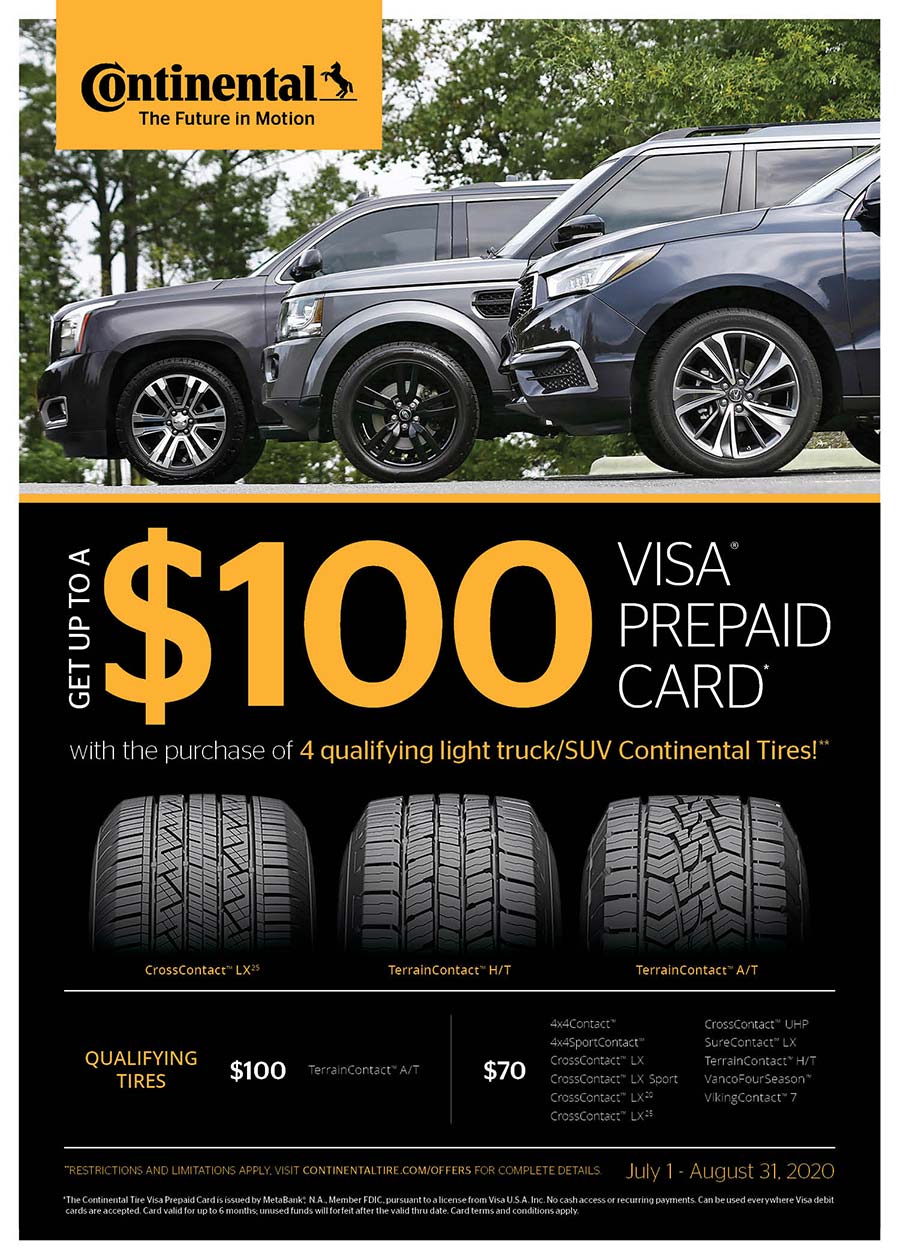 Rebates and Promotions | S&S Tires